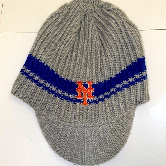 New York Mets | Accessories | Official Ny Mets Knitted Acrylic Hat With ...